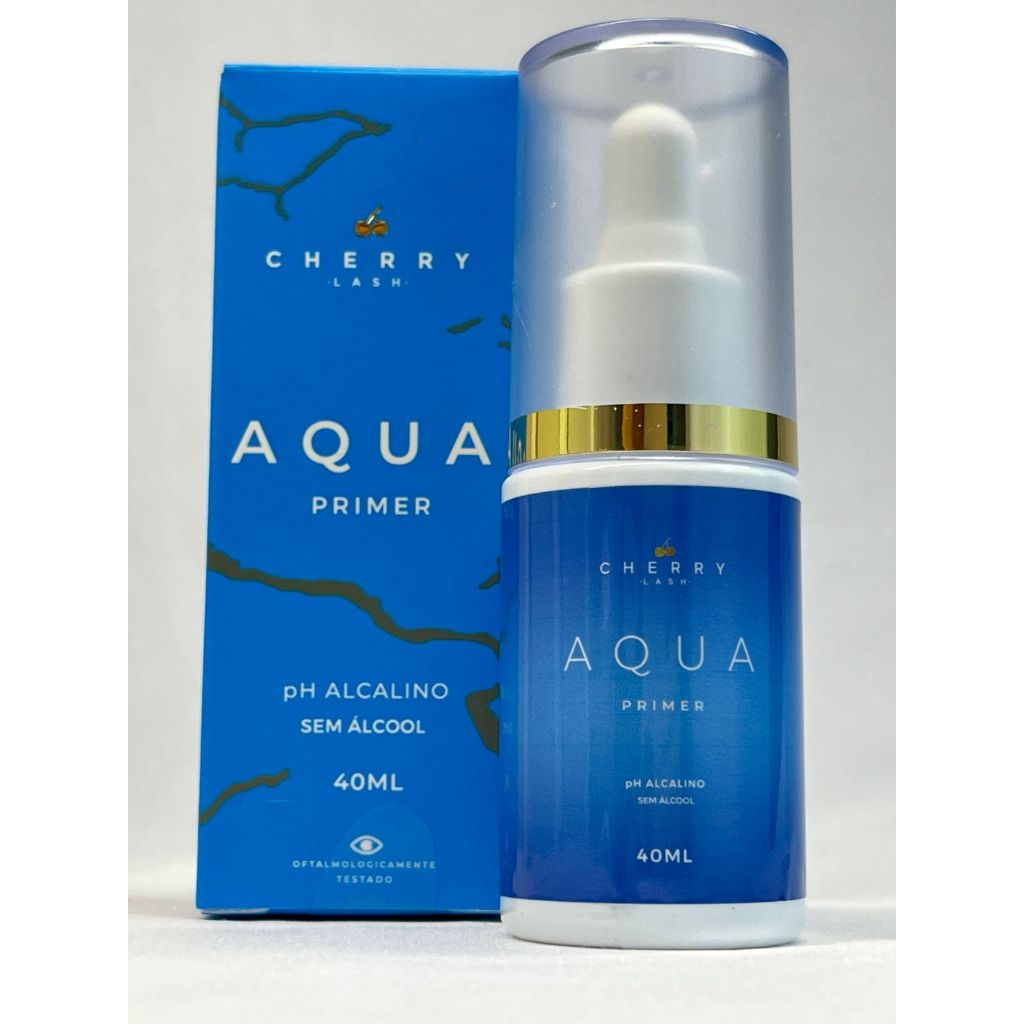 "Aqua Primer Cherry Lash 40ml Profissional - Preparação Ideal para ...