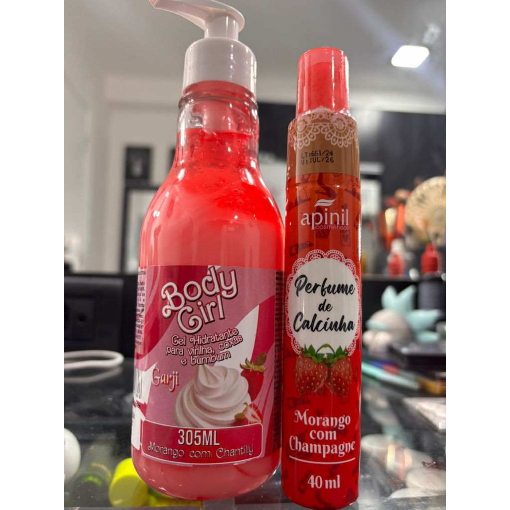 Kit Sensual Novo Body Girl Gel Aromatizante Beijável Para Virilha 305ml ...