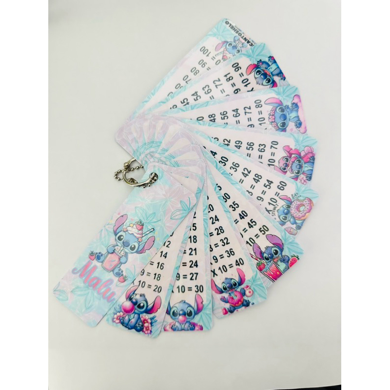 tabuada personalizada do stitch | Shopee Brasil