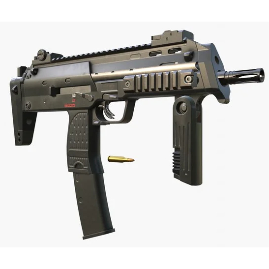 Heckler & Koch MP7 para montar tamanho real Cosplay/Decoração. | Shopee ...