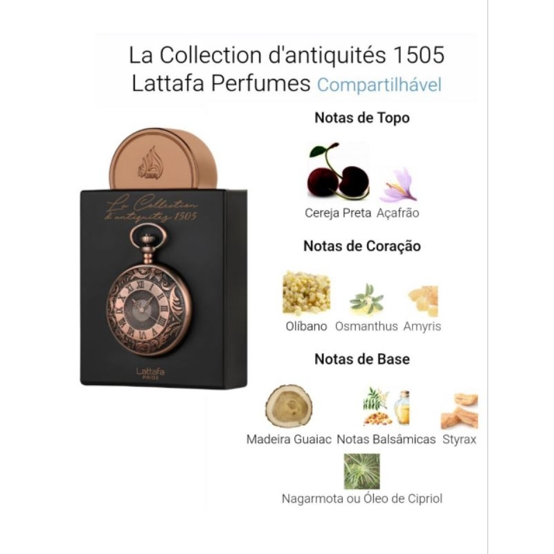 La Collection d'Antiquites 1505 de Lattafa Pride - 100 ml eau de parfum ...