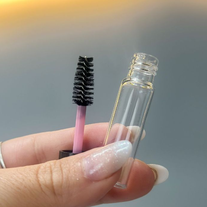 Kit 30 Mini Tubete Frasco de Rímel Vazio Mimo Lash Designer Escovinha ...