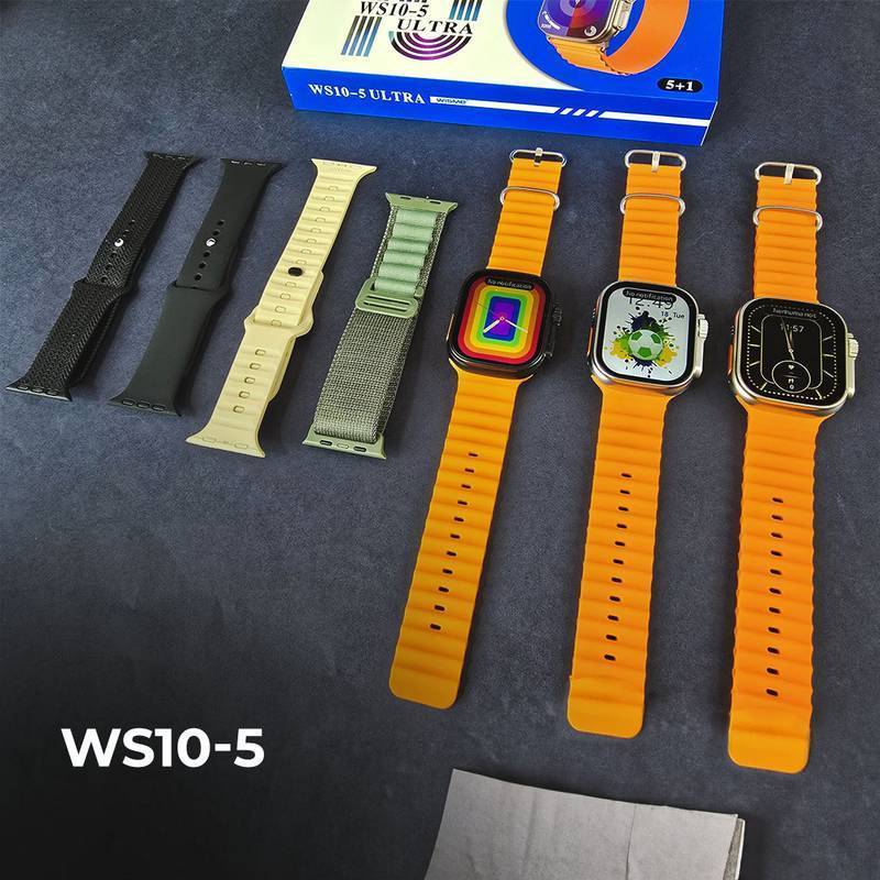 Smartwatch WS10-5 ULTRA |com 5 pulseiras | toque duplo |segunda geração ...