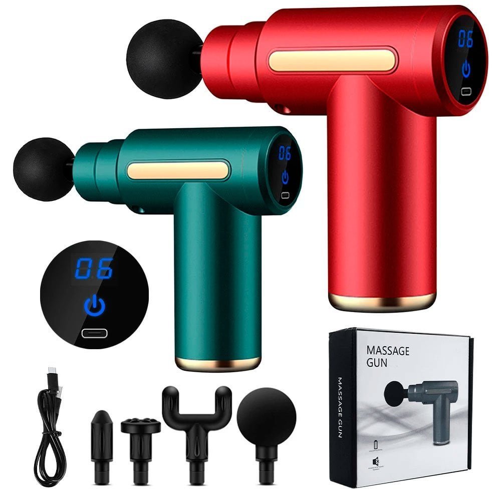 Pistola Massageadora Elétrica Corporal De Fisioterapia | Shopee Brasil