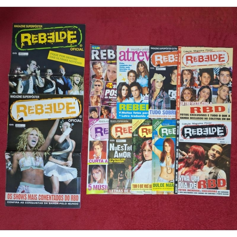 Pôster Oficial Rebelde RBD | Shopee Brasil