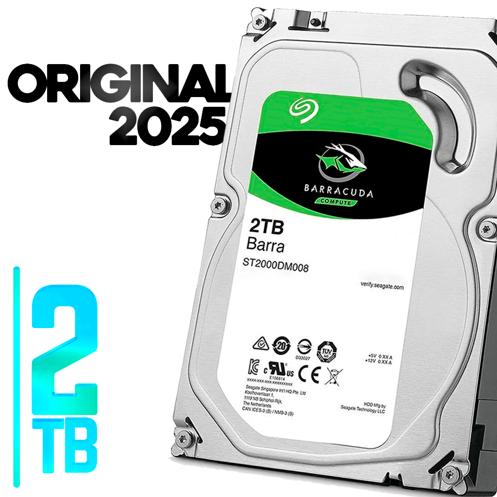 Hd 2tb Seagate Sata 3 Velocidade 5400rpm 64mb Modelo ST2000DM005 ...