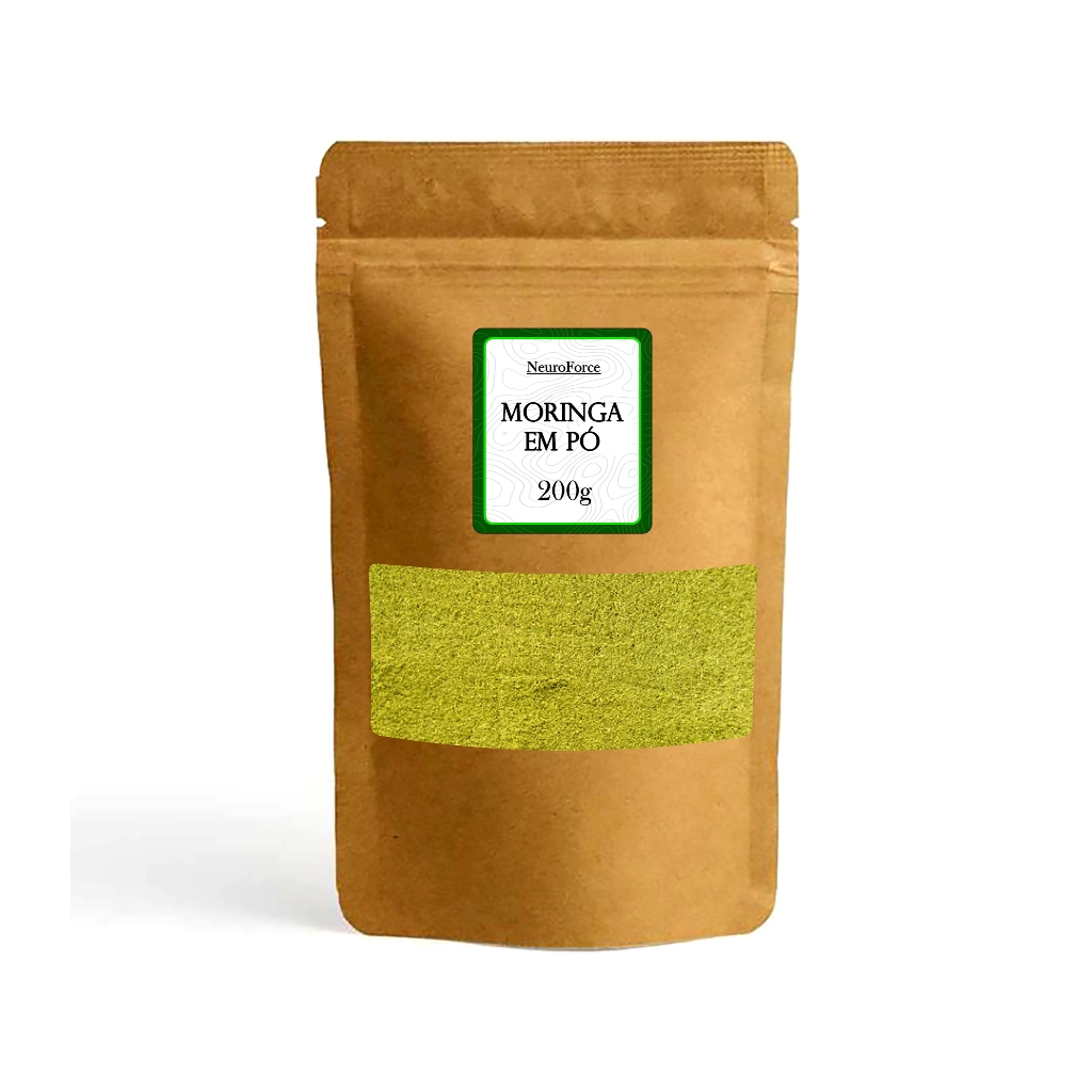 Moringa Oleifera Orgânica em Pó Pura 200g | Shopee Brasil