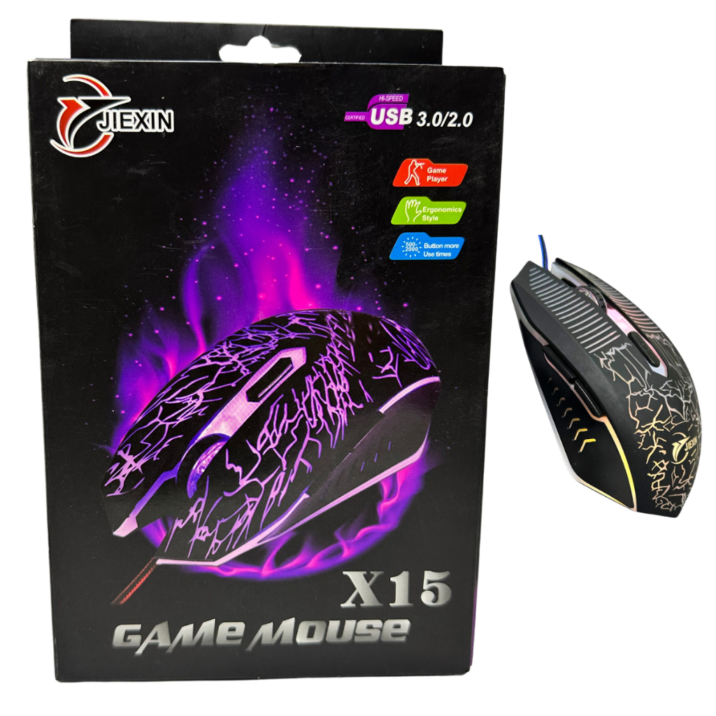 Mouse Gamer 6 Botões até 6000 DPI LED Com Fio para Jogos Original | Shopee Brasil