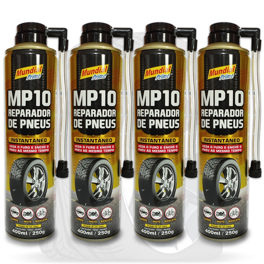 Spray Reparador Tapa Furo Remendo Instantâneo Veda furo de Pneu Carro ...