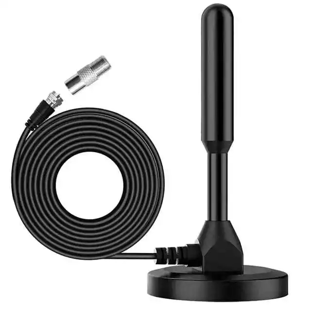 MINI ANTENA DIGITAL HDTV A PROVA D'ÁGUA 3M/5M BASE IMÃ - ENVIO IMEDIATO ...