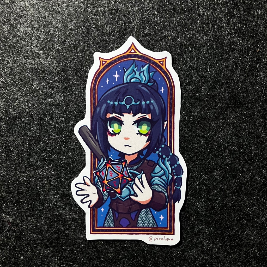 Adesivo Baldur's Gate 3 - Chibi Shadowheart | Shopee Brasil