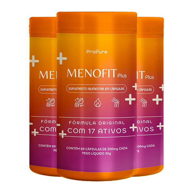 Menofit Plus® (kit P/3 Meses) Suplemento Natural Menopausa | Shopee Brasil
