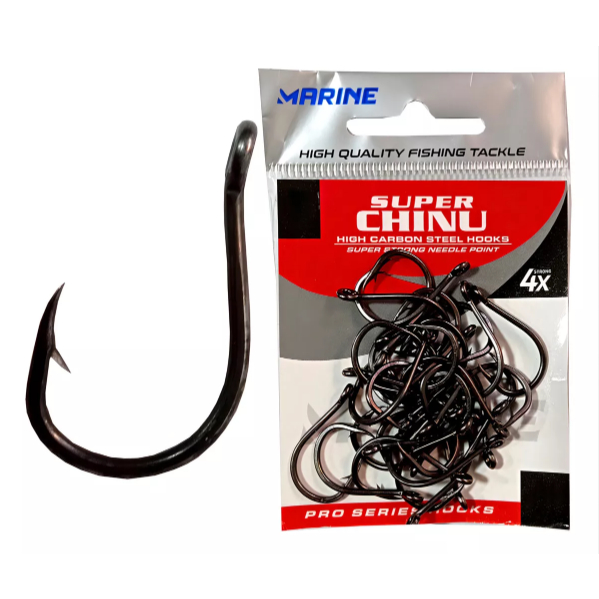 Anzol Marine Sports Super Chinu 4x Black Níquel Tamanhos Váriados ...