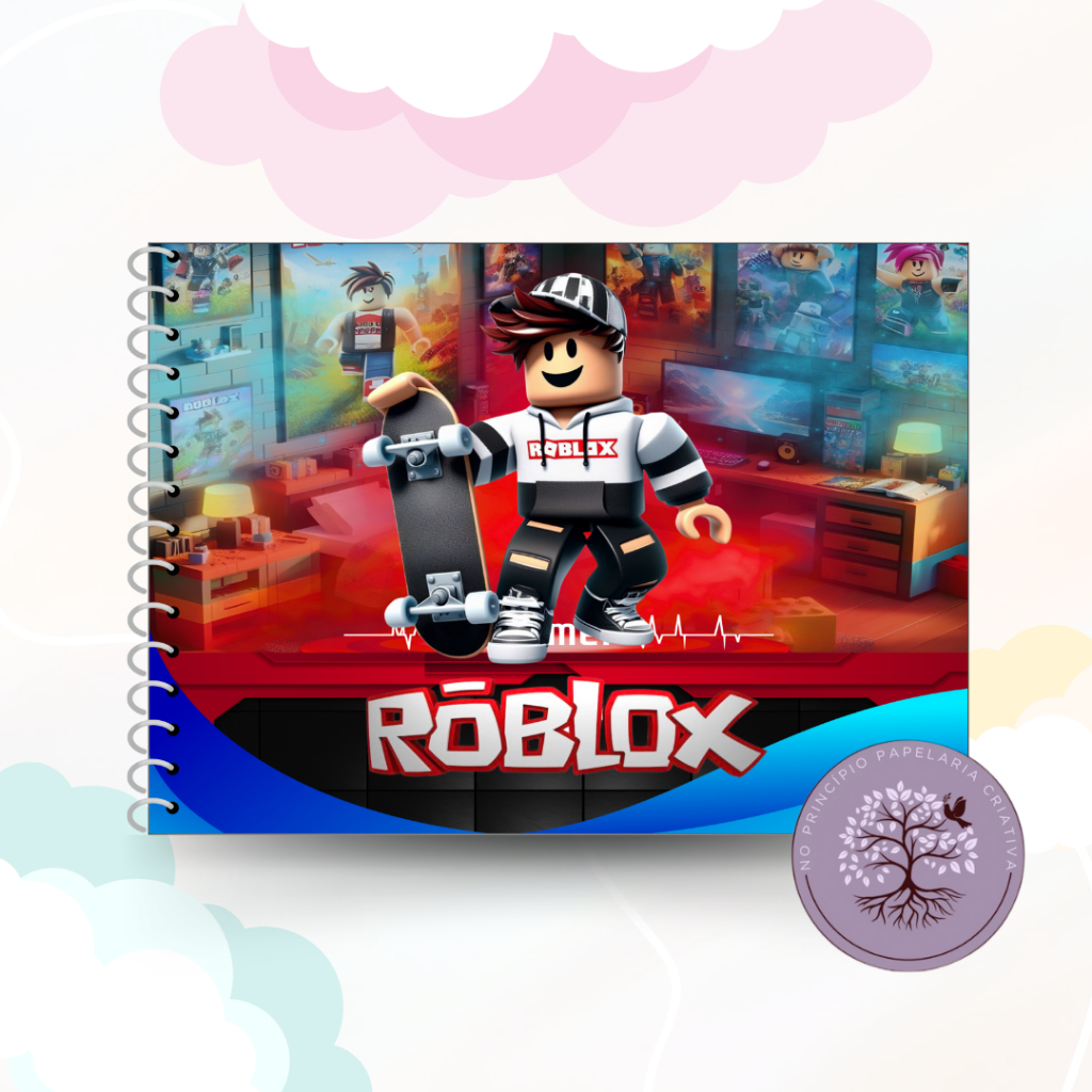 Livro de Colorir - Roblox A4 120g | Shopee Brasil