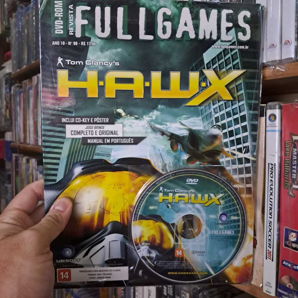 Revista FullGames Tom Clancys Hawx PC Original Lacrado Mídia Física ...