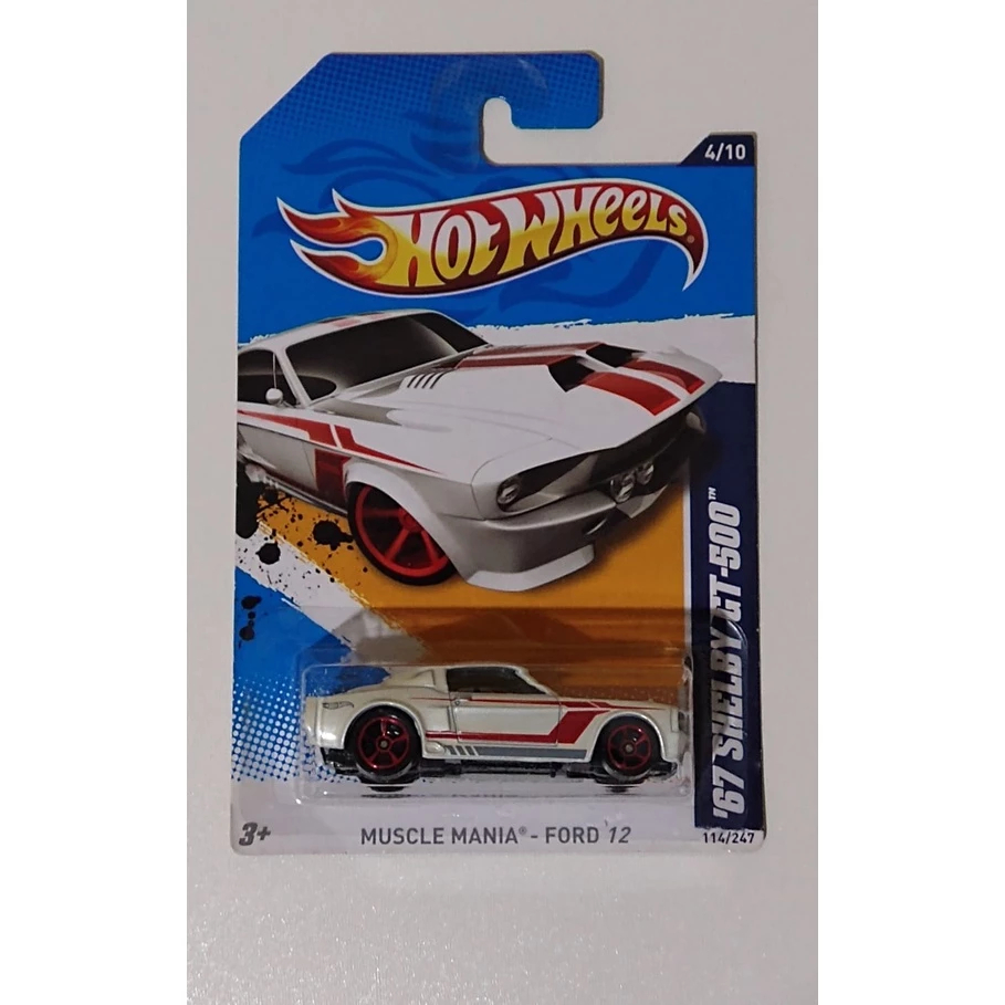 Hot Wheels 67 Shellby GT-500 muscle mania 2012 original lacrado ...