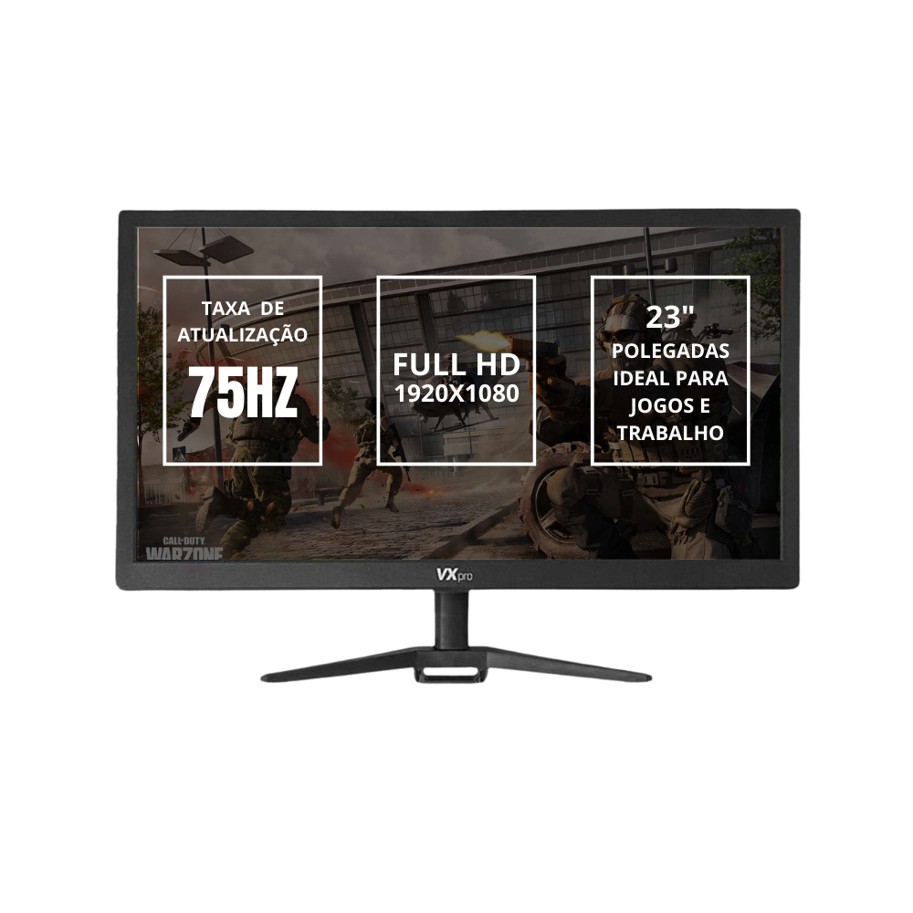 Monitor VXPRO 23 Polegadas LED Imagem de Alta Definicao | Shopee Brasil
