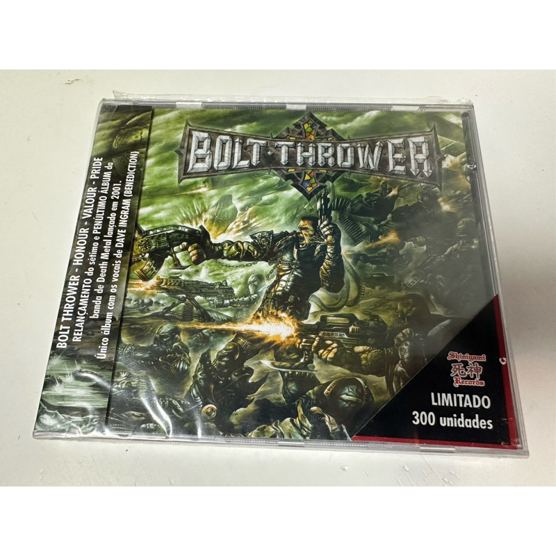 Cd Bolt Thrower - Honour Valour Pride | Shopee Brasil