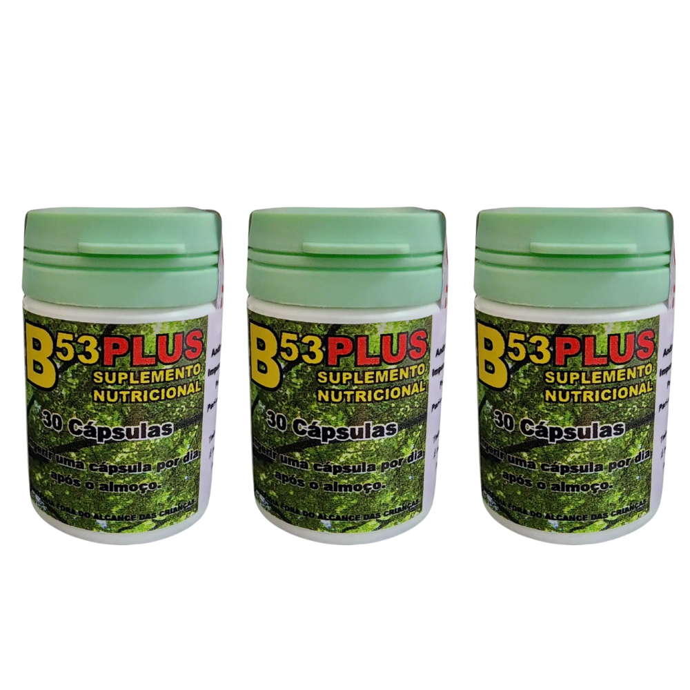 B53 KIT 3 UNIDADE 100% ORIGINAL Suplemento | Shopee Brasil