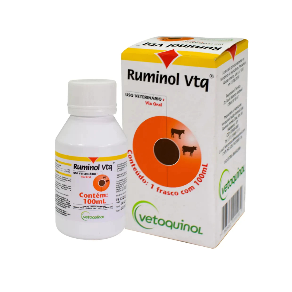 Ruminol Oral 100ml Vetoquinol | Shopee Brasil