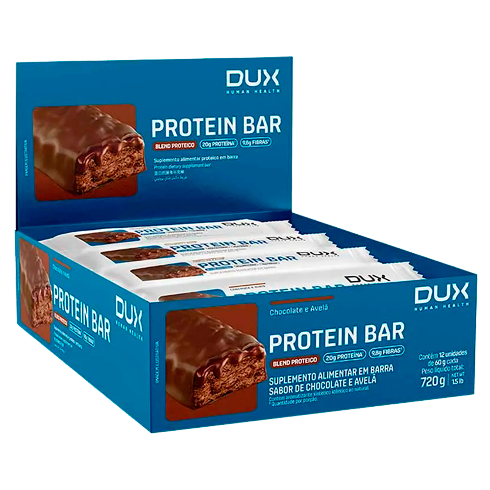 Barrinha de Proteína Protein Bar Display 12un de 60g Cada - Dux ...