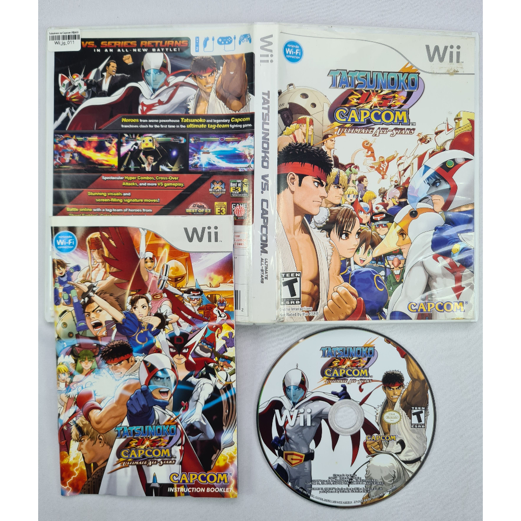 Jogo de Wii tatsunoco vs Capcom.. | Shopee Brasil