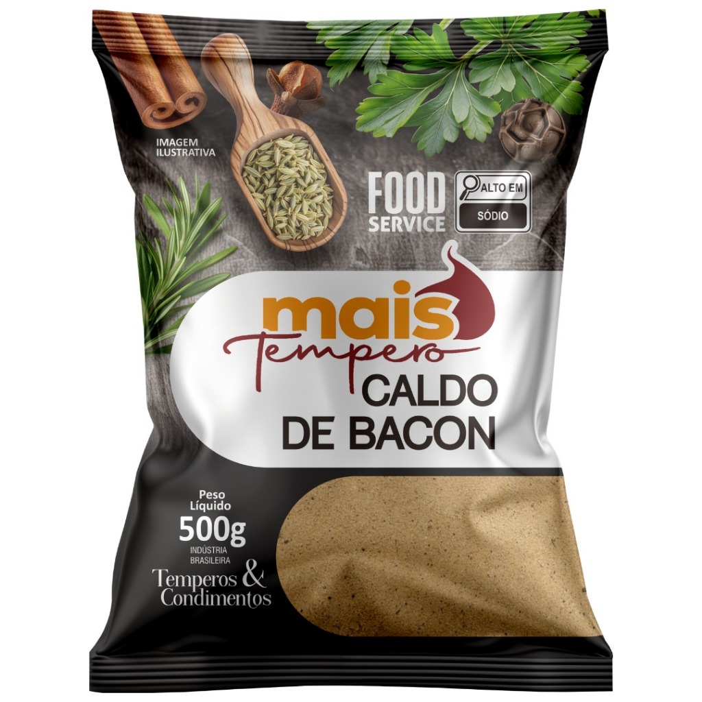 Caldo de Bacon 500gr- Delicioso Tempero Alimentos | Shopee Brasil