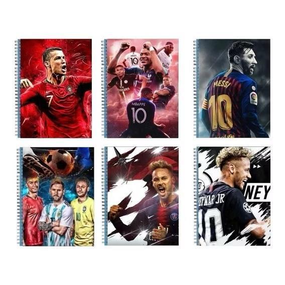 Kit 6 Capa De Caderno Futebol Craques | Shopee Brasil Kit 6 Capa De Caderno Futebol Craques | Shopee Brasil
