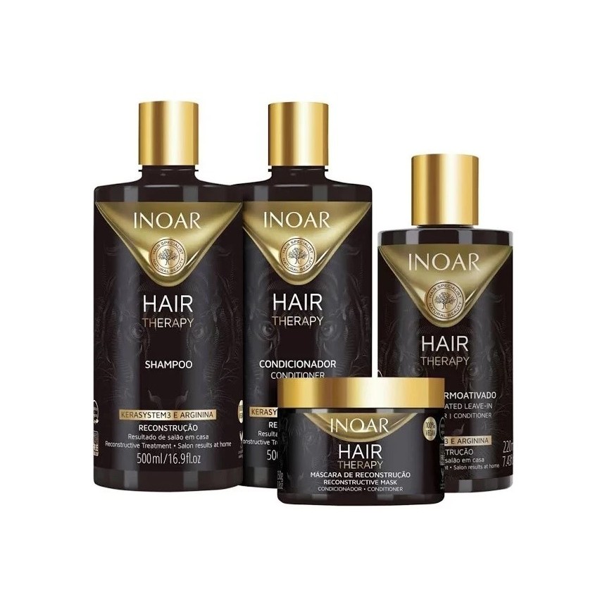 Kit Inoar Hair Therapy 4 Produtos ( 2 Produtos de Brinde!) | Shopee Brasil