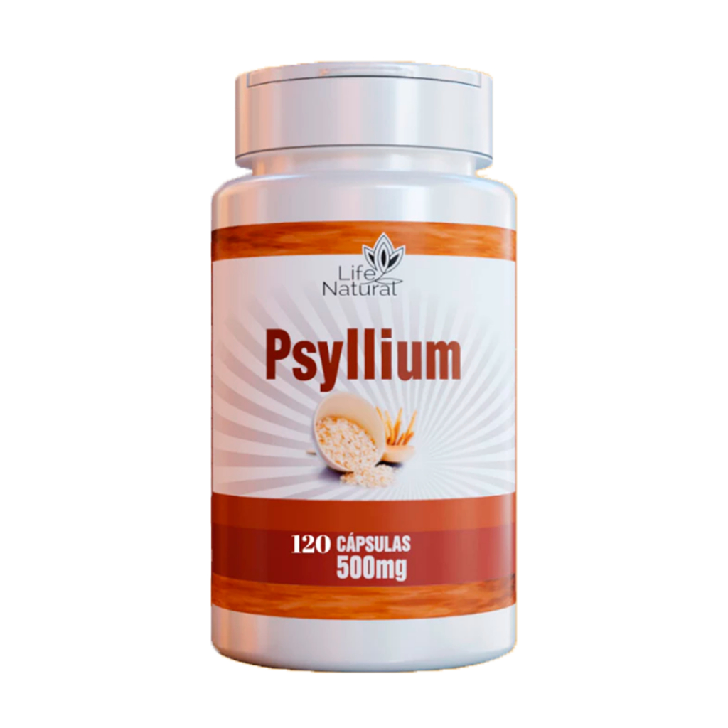 Psyllium Fibra solúvel PURO 120 Cápsulas 100% Original e Legítimo ...