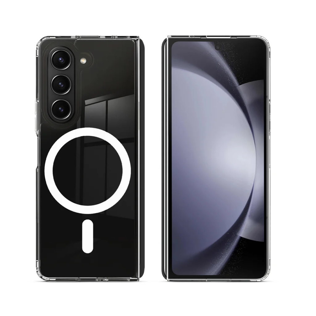 Capa Capinha Transparente Magsafe Magnética Anti Impacto TPU PC Case Para Samsung Galaxy Z Fold ...