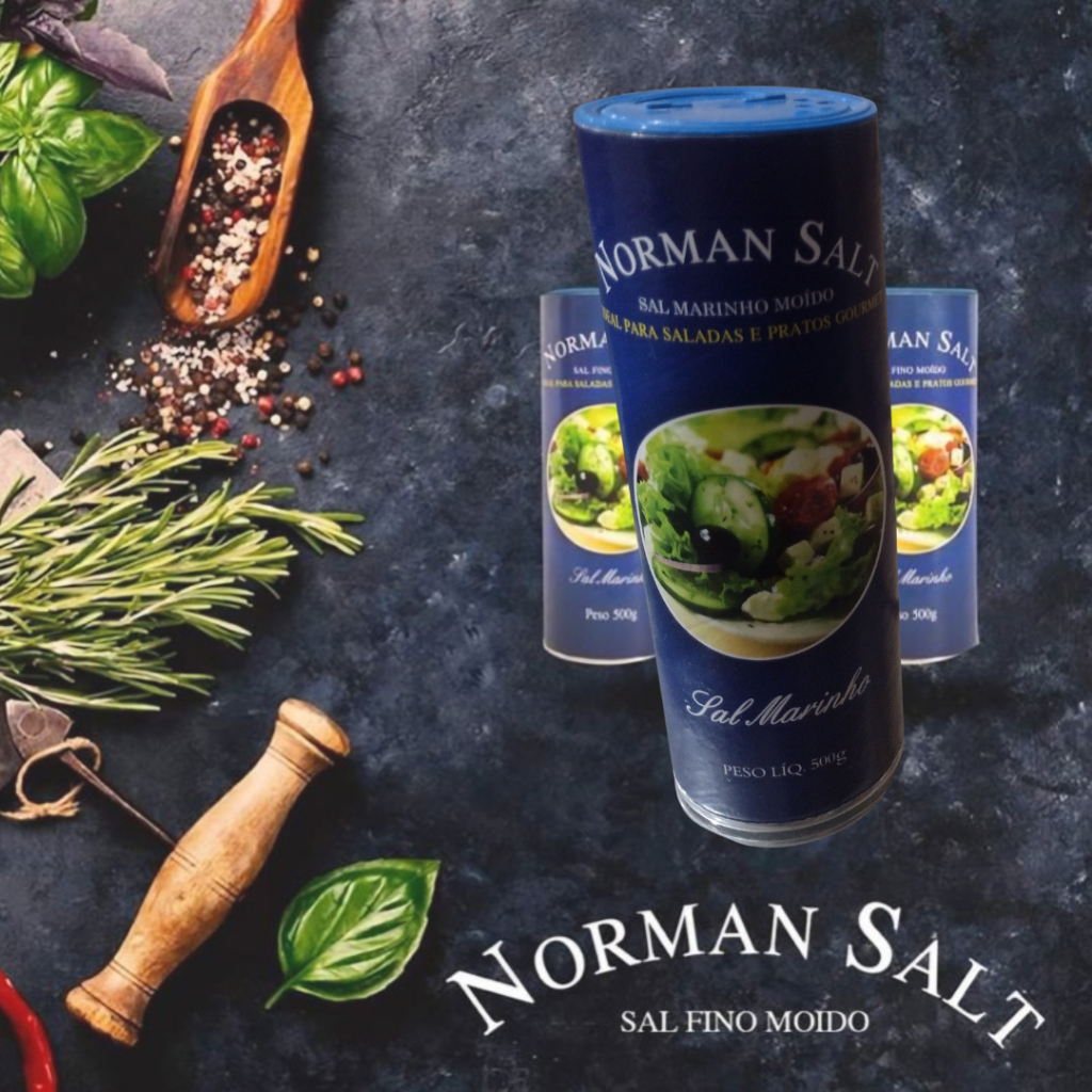 Sal Marinho FINO Norman Salt 500g - Saúde e Sabor/Cozinhas Gourmet ...