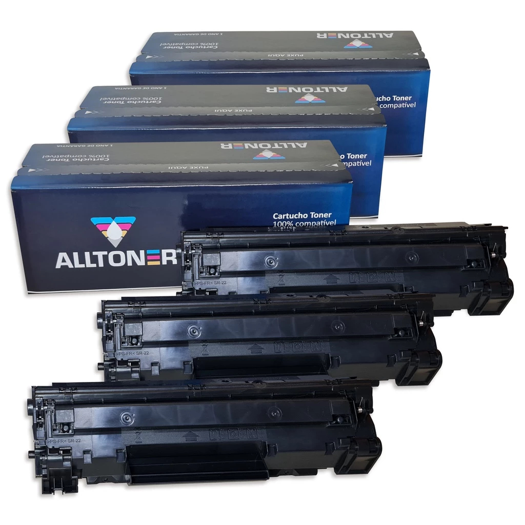 COMBO COM 3 TONER COMPATÍVEL COM HP CE278A | P1566 P1606 P1606N P1606DN ...