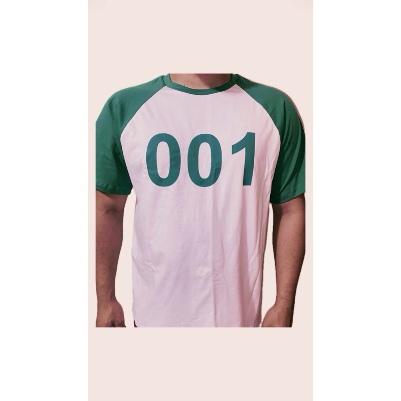 CAMISETA SÉRIE ROUND 6 SQUID GAME 001 UNISSEX CAMISA COSPLAY ALGODÃO ...