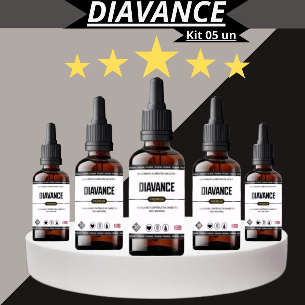 Diavance 30ml ORIGINAL - ENVIO IMEDIATO DA LOJA OFICIAL - 5 Frasco ...