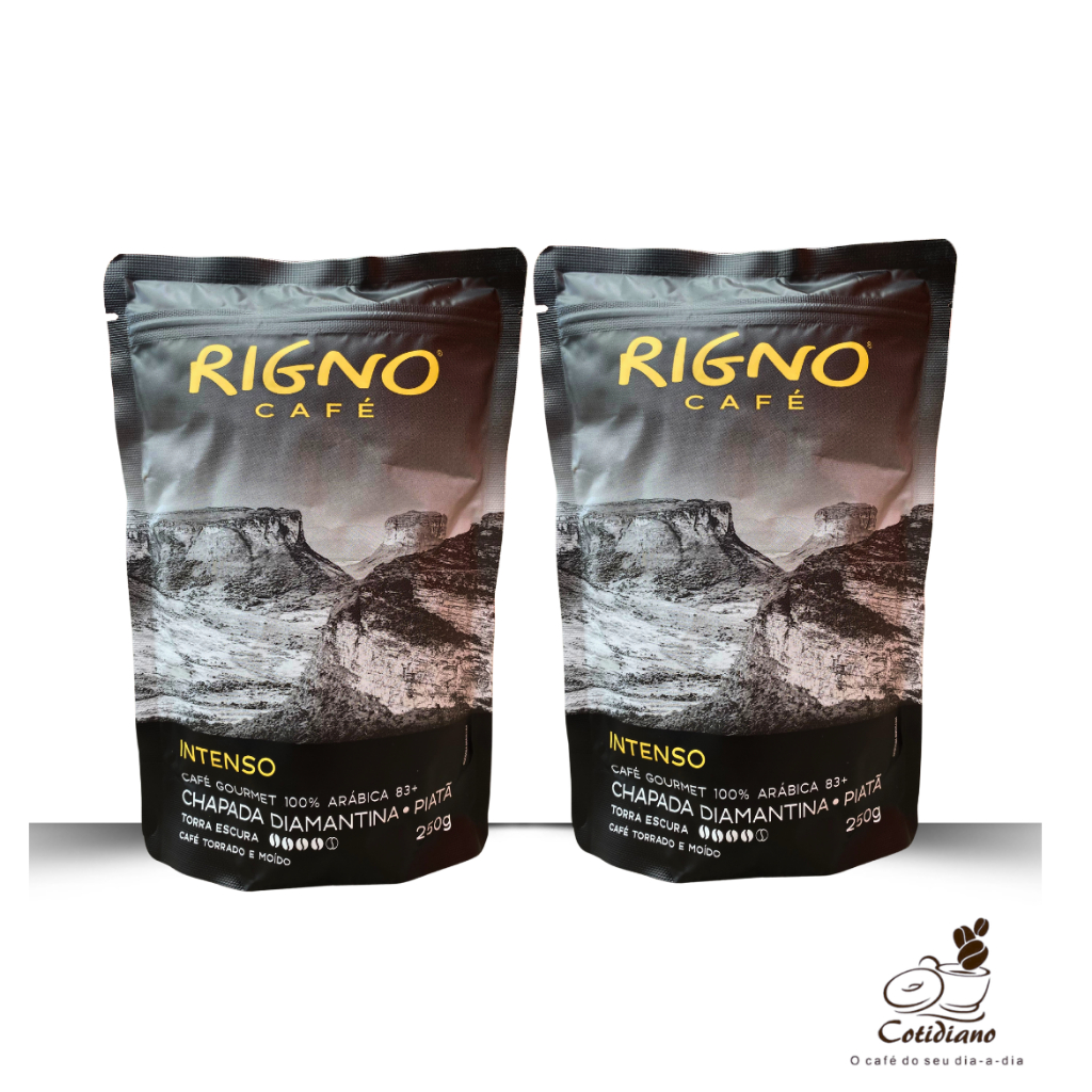 Kit 2 Unidades Café Rigno Intenso 83+ Pontos - 100% Arábica | Café ...