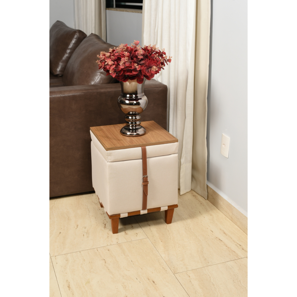 Puff Flex Quadrado com Baú Nosso Puff Quadrado ostenta um design ...