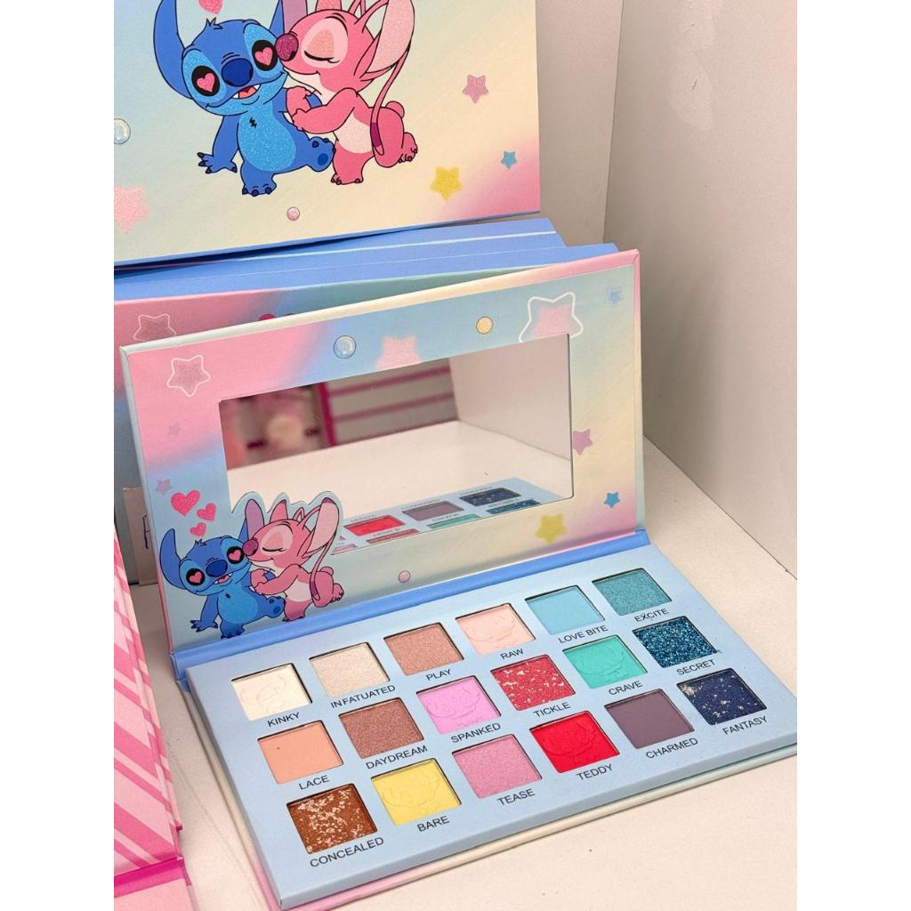 Kit Maquiagem Infantil Stitch Hello Kitty Paleta de Sombras Divertido ...
