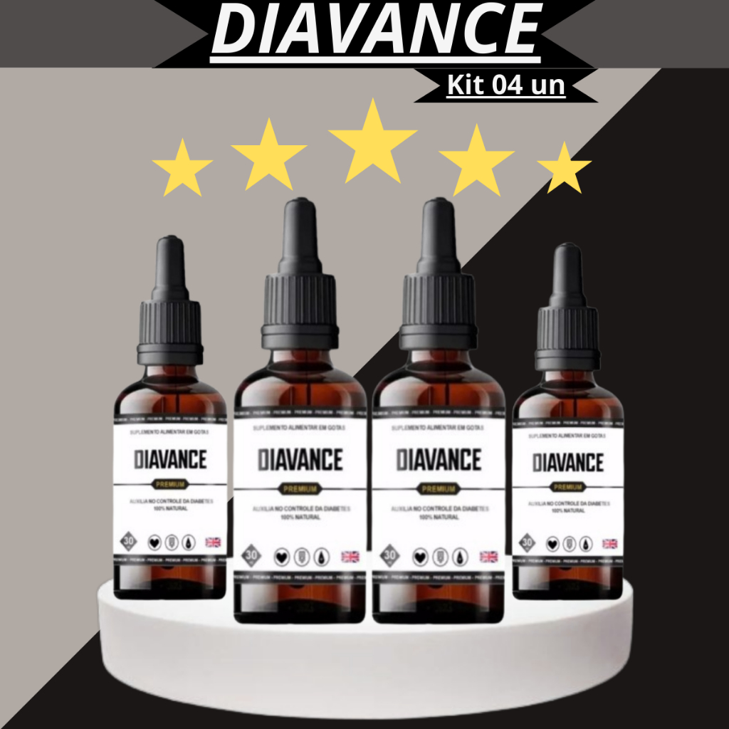 Super Promoção 4 Diavance Gotas 30ml Envio Já | Shopee Brasil