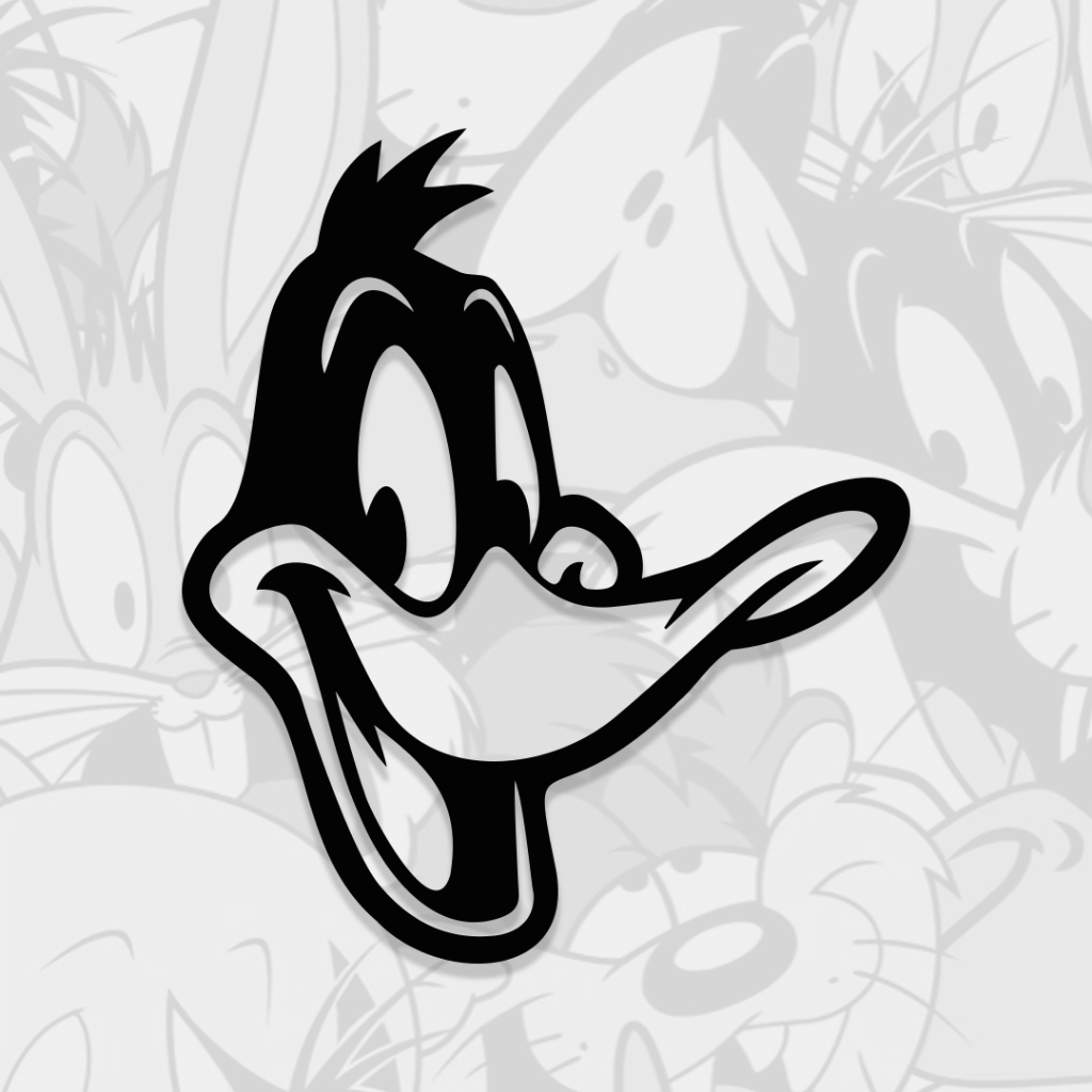 Adesivo Cartoon Pato Duck Tuning | Shopee Brasil