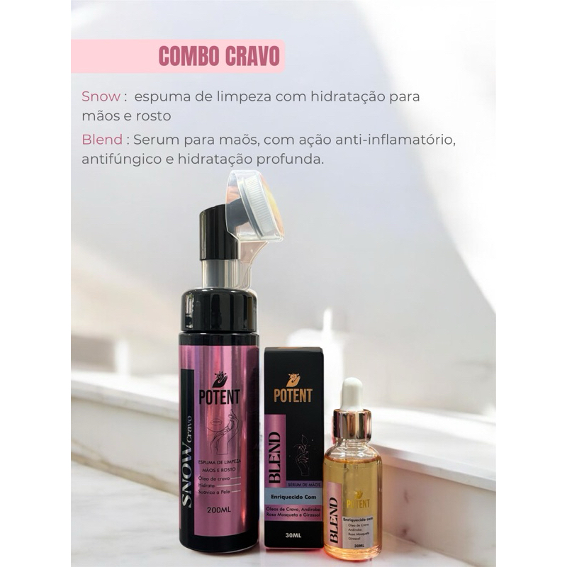 combo snow + blend cravo | Shopee Brasil