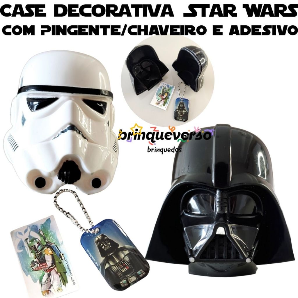 Kit Star Wars, Case Cápsula Decoração Darth Vader Stormtrooper com ...