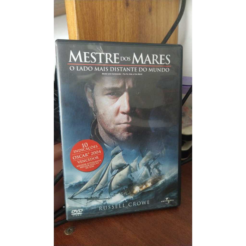 DVD Mestre dos mares o lado mais distante do mundo. 6863 | Shopee Brasil