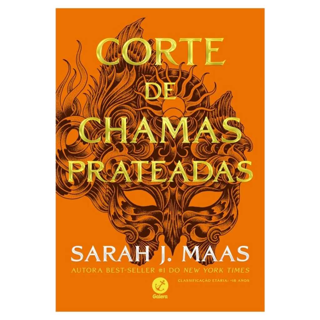 Livro Corte das Chamas Prateadas Sarah J. Maas + Brind e | Shopee Brasil
