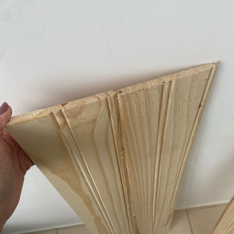 Kit com 10 Revestimento Forro Pinus Multiuso Artesanato | Shopee Brasil