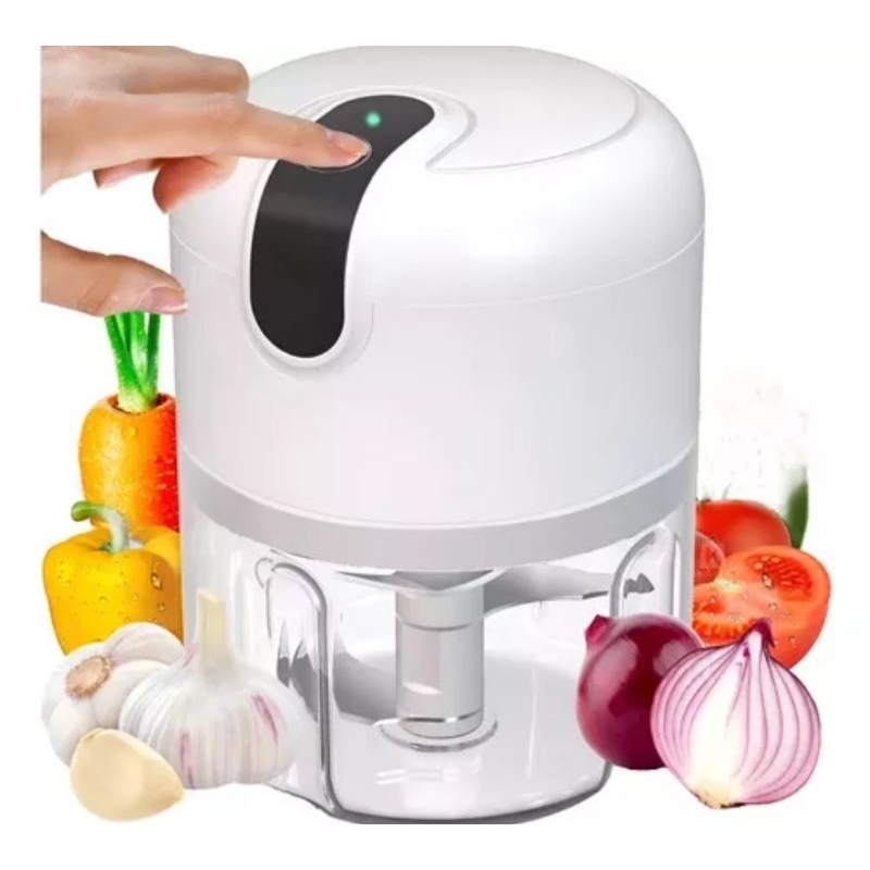 Mini Processador Triturador De Alimentos Elétrico Sem Fio Usb Multiprocessador e Picador De ...