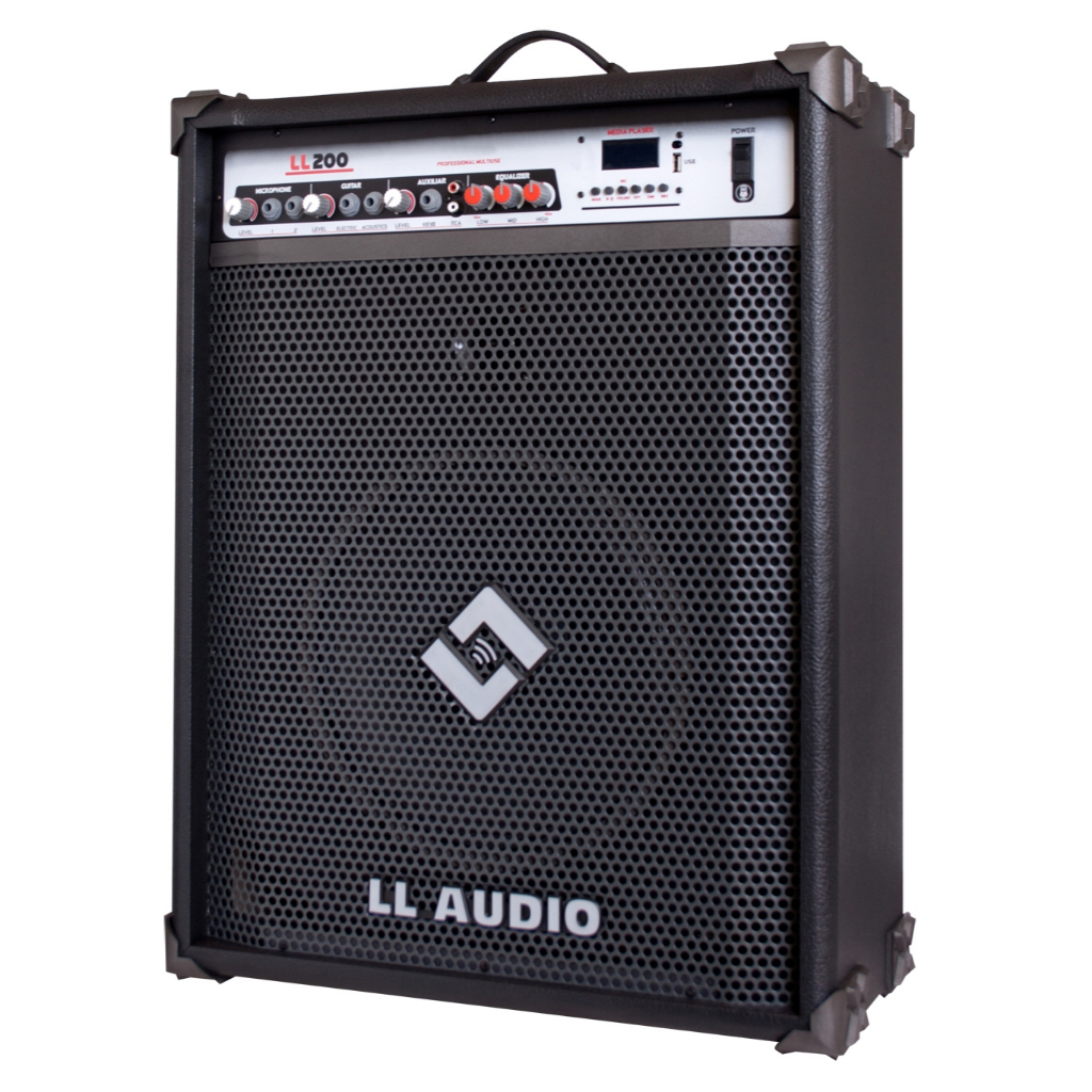 Caixa de som Amplificada Multiuso LL 200 BT Ll Audio falante de 12 ...