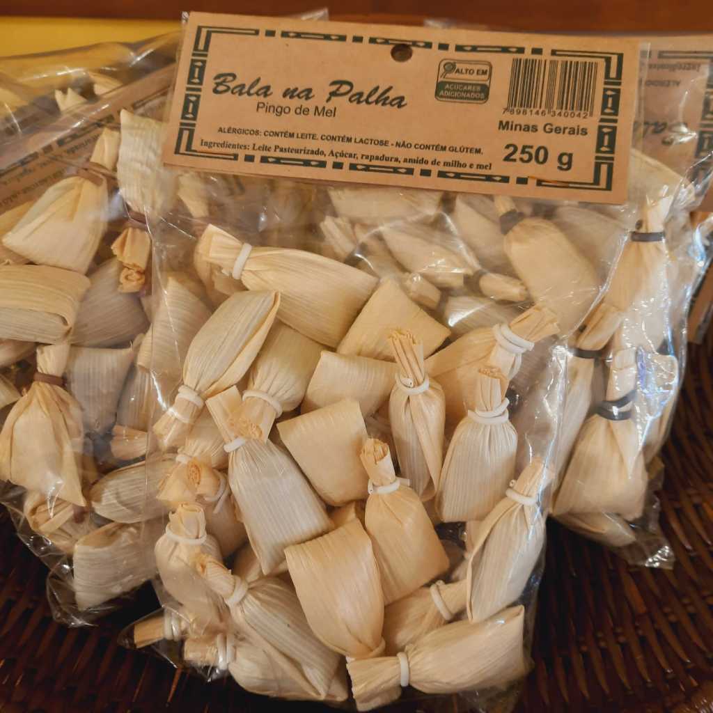 Bala de Doce de Leite na Palha Pingo de Mel 250G | Shopee Brasil