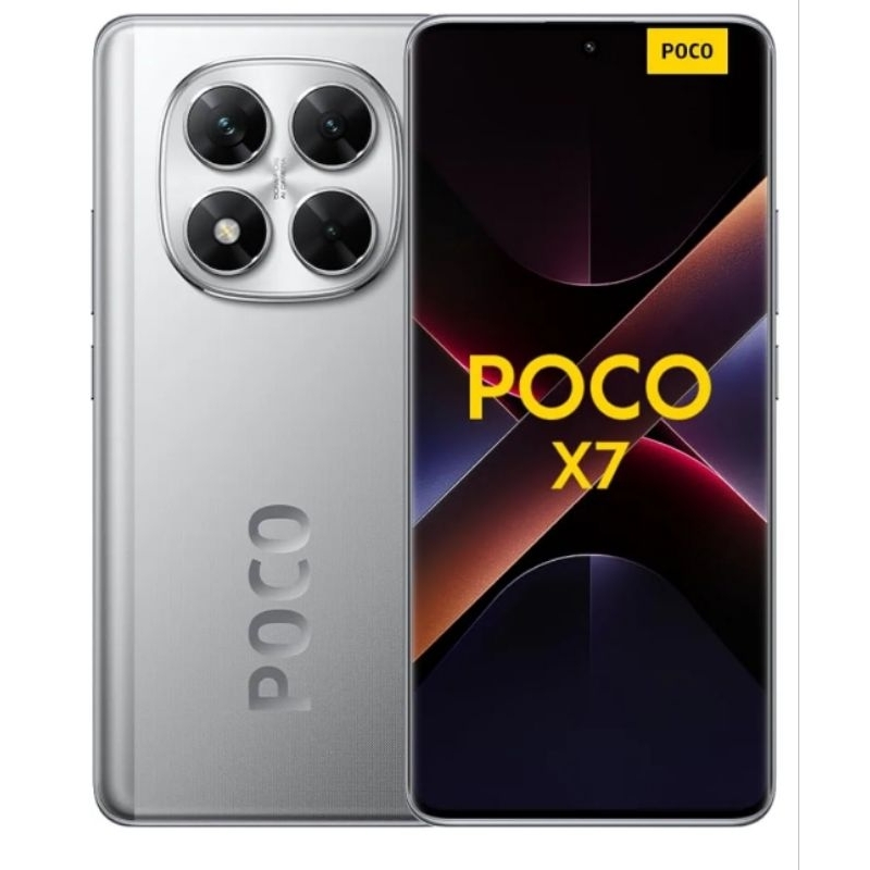 Smartphone Xiaomi Poco X7 NFC Silver (Prata) 8GB RAM 256GB ROM | Shopee Brasil
