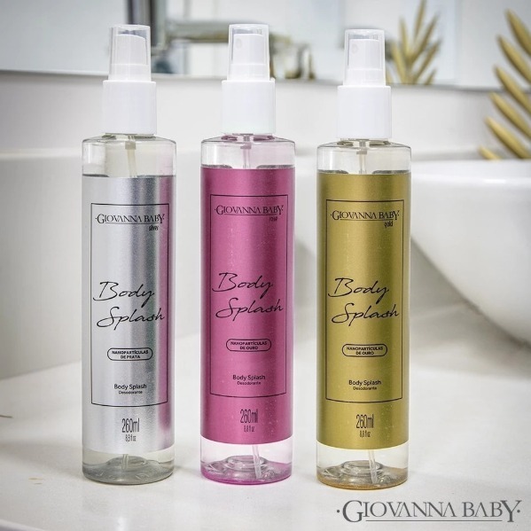 Giovanna Baby Body Splash Metalic 260 MLL | Shopee Brasil